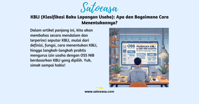 KBLI (Klasifikasi Baku Lapangan Usaha): Apa dan Bagaimana Cara Menentukannya? | Konsultan Bisnis ...